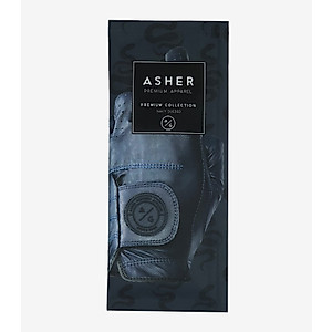 Asher Men's Premium Navy Sueded Golf Glove - XXL (goes on Left Hand)