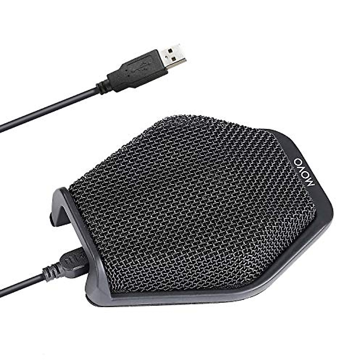 Movo MC1000 Conference USB Microphone for Computer Desktop and Laptop with 180° / 20' Long Pick up Range Compatible with Windows and Mac for Dictation, Recording, YouTube, Conference Call, Skype