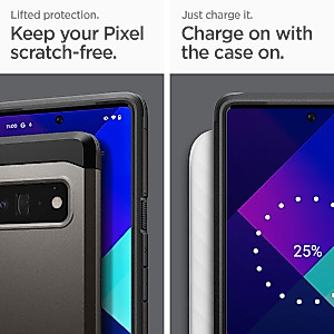Spigen Tough Armor [Extreme Protection Tech] Designed for Google Pixel 6 Pro Case (2021) - Gunmetal