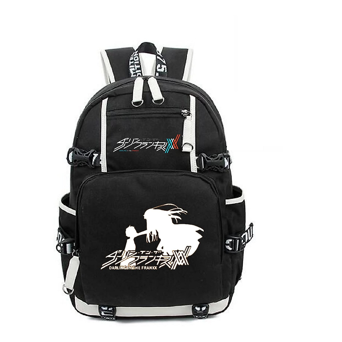 ISaikoy Anime Darling in the FranXX Backpack Shoulder Bag Bookbag Daypack School Bag 1