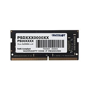 Patriot Signature DDR4 RAM 8GB (1X8GB) 2133MHz CL15 SODIMM Laptop/Notebook Memory Module - PSD48G213381S