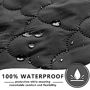 SPXTEX Dog Bed Cover Washable Pee Pads Dog Blankets for Puppy Large Dog Cat,Sofa Reversible Changing Pad Reusable 1 Piece（68"x82",Chocolate+Dark Grey）