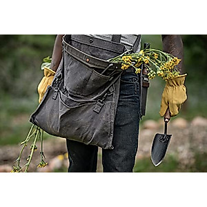 Barebones | Harvesting & Gathering Bag - Convertible Straps, Weather- & Water-Resistant Waxed Canvas