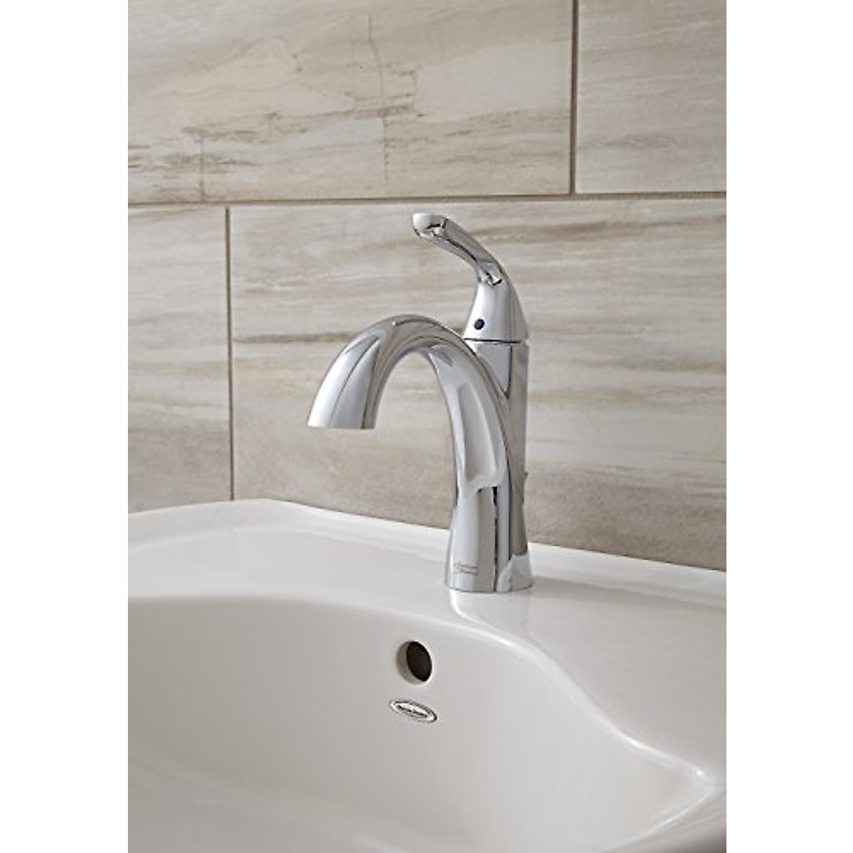 American Standard 7186101.002 Fluent Single Control Bathroom Faucet with Pop-up Drain, 18 in x 18 in, Polished Chrome