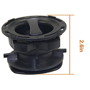 75257 Magnetic Stopper for Insinkerator InSinkErator Garbage Disposal 75052, 74094, 74052, 74275, (and Natural Loofah)- Black