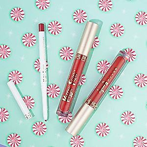 Belle Beauty Lip Kit Trio Bundle Set, Lip Liner, Lipstick, Lip Gloss, Mauve Nude, Kisser Fixer Lip Kit by Kim Gravel, Waterproof, Long Lasting, Hydra High Shine, Pencil Gel, Lips Makeup for Women