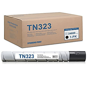 WEDCHUN 1 Pack Compatible TN323 (A87M030) Black-24K-Yield Toner Cartridge Replacement for Konica Minolta TN323 BIZHUB 227 287 367 Printers
