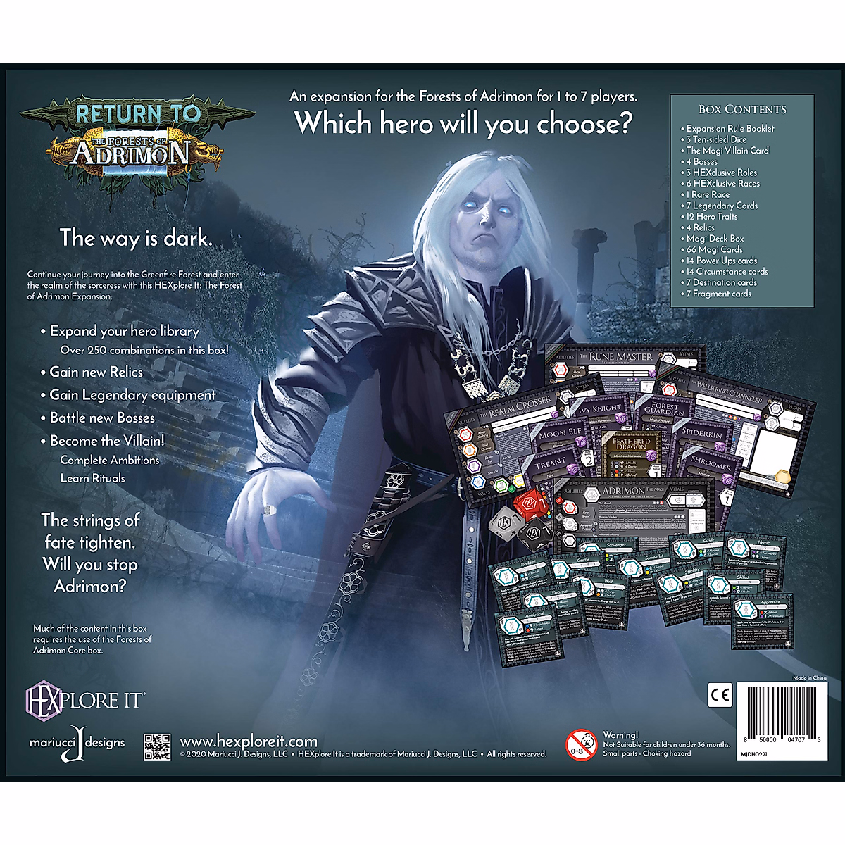 HEXplore It: The Forests of Adrimon, Expansion