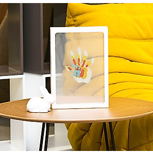 🍒Cherry Cheers🍒 Family Handprint and Paint Craft Kit DIY Baby Keepsake Frame, All Transparent Layers Non-Toxic Paints