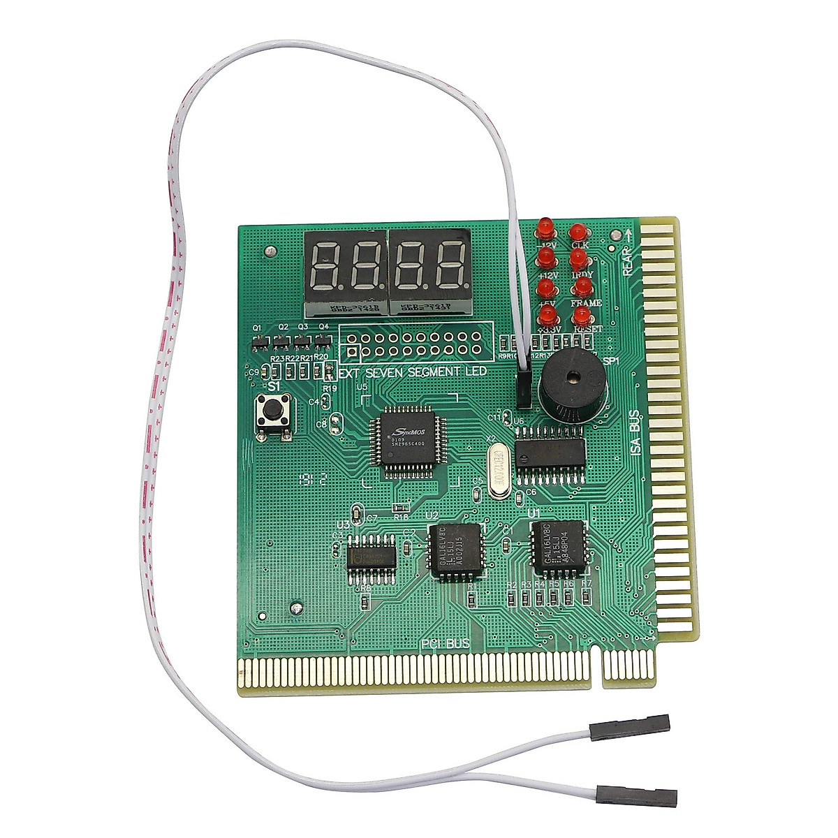 PC Diagnostic 4-Digit Card,Module Board Test & Measuring Module PC Computer Mother Board Debug Post Card Analyzer PCI Motherboard Tester Diagnostics Display for Desktop PC
