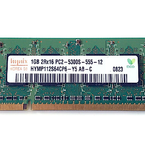HY/Modern 1GB 2RX8 PC2-5300S-555-12 Notebook Original Memory DDR2 667