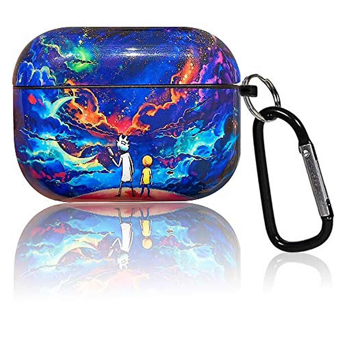 NA Case, Rick and Morty Personalise Custom Skin airpods case, for Apple AirPods Charging Case[Best Gift for Girl Boy], with Keychain (Rick and Morty)