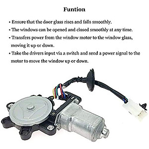 Window Lift Motor Front Right Passenger Side for 2003-2009 Nissan 350Z 2003-2007 Infiniti G35 Coupe Model Replace 80730-CD00A 80730CD00A