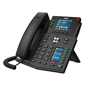 Fanvil X4U Gigabit SIP Enterprise Desktop Phone with Dual-Color LCD Display
