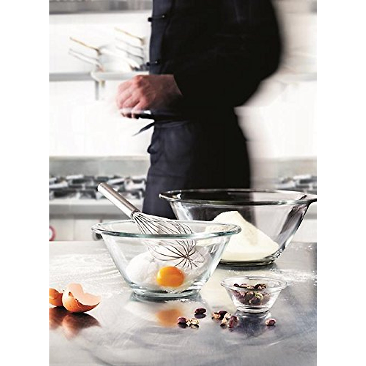 Bormioli Rocco Mr. Chef Salad Bowl, 17-Ounce