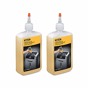 Fellowes Powershred Shredder Performance Oil, 12 oz. Bottle with Extension Nozzle, Sold as 2 Each