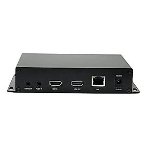 H265&H264/MJPEG HDMI Video Encoder HD 1080P@60HZ OLED Screen Video Audio Encoders with Loopout Max 4 Channels Streams Output HTTP/SRT/RTMP/RTMPS/RTSP IPTV Streaming for YouTube Facebook Live
