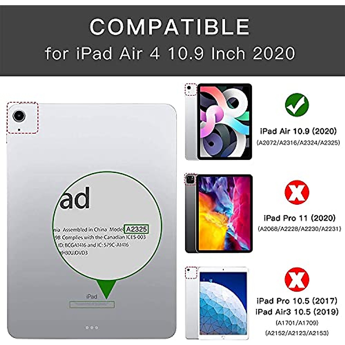 ZtotopCases for iPad Air 6th Generation 11 Inch Case M2 2024 & iPad Air 5th/4th Gen 10.9 Inch 2022/2020 & iPad Pro 11" 2018 1st with Pencil Holder, Soft TPU Back Slim Trifold Smart Cover, Marble Pink