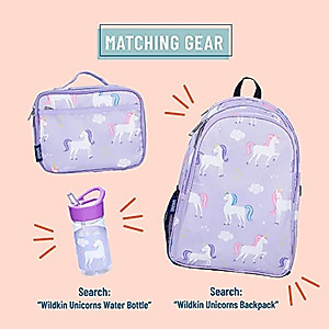 Wildkin Kids Insulated Lunch Box Bag for Boys & Girls, Reusable Kids Lunch Box is Perfect for Early Elementary Daycare School Travel, Ideal for Hot or Cold Snacks & Bento Boxes (Unicorn)