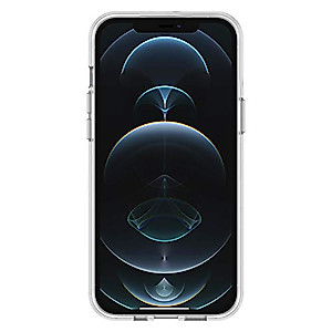 OtterBox iPhone 12 Pro Max Prefix Series Case - CLEAR, ultra-thin, pocket-friendly, raised edges protect camera & screen, wireless charging compatible