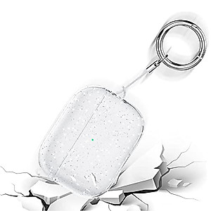 SaharaCase Sparkle Series Case for Apple Airpods Pro 2 (2nd Generation) [Rugged] Full Body Protection Antislip Grip Slim with Keychain