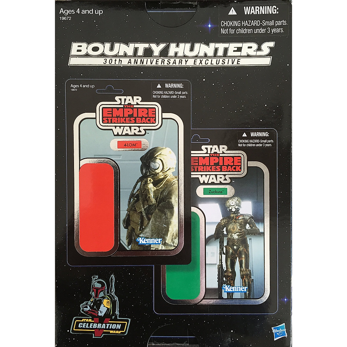 Star Wars 2010 Vintage Collection Celebration V Exclusive Action Figure 2Pack 4LOM Zuckuss