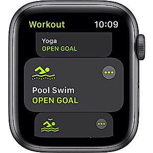 Apple Watch SE (GPS, 44mm) - Space Gray Aluminum Case with Midnight Sport Band (Renewed)
