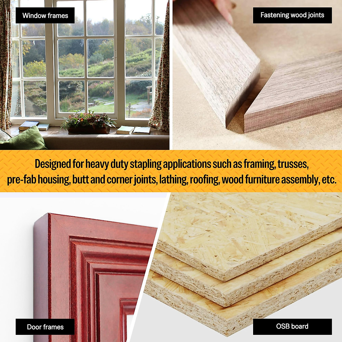 meite Corrugated Fasteners MC114 25 Gauge 1-Inch Crown 1/4-Inch Length Corrugated W Fastener Staples (1,000 PCS)