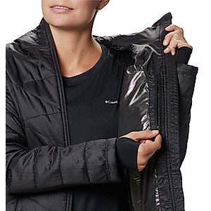 Columbia Women's Mighty Lite Hooded Jacket, Black, X-Large