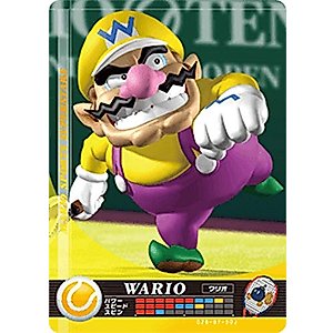 Nintendo Mario Sports Superstars Amiibo Card Tennis Wario for Nintendo Switch, Wii U, and 3DS