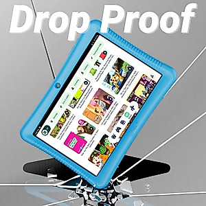 Contixo Kids Tablet, K102 Tablet for Kids and Tablet Sleeve Bag Bundle,10-inch HD, Ages 3-7, Toddler Tablet with Camera, Parental Control, Android 10, 32GB, WiFi, Learning Tablet for Kids