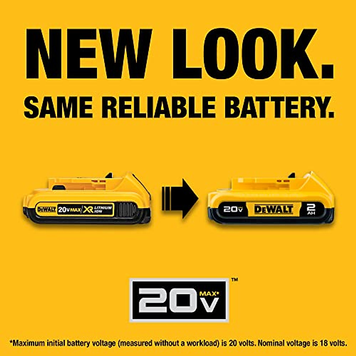 DEWALT 20V MAX Power Tool Combo Kit, 6-Tool Cordless Power Tool Set with 2 Batteries and Charger (DCK684D2), Yellow