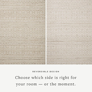 Loloi Angela Rose x Rivers Sand/Ivory 7'-9" x 9'-9" Area Rug