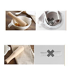 BESTONZON Wooden Muddler Cocktail Muddler Unvarnished Food Grinding Rod for Professional Bartender and Home Use, Mix and Smash Cocktail Ingredients - 14 x 3 x 3cm