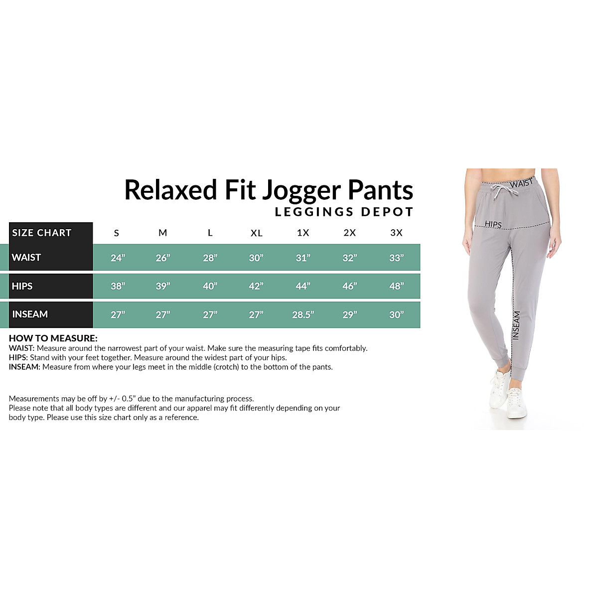 Leggings Depot Womens Relaxed fit Jogger Pants - Track Cuff Sweatpants with Pockets, Black, Small