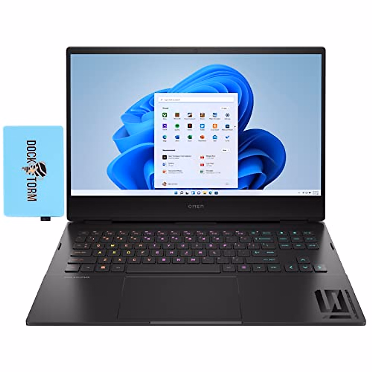 HP OMEN 16t-k000 Gaming & Entertainment Laptop (Intel i7-12700H 14-Core, 32GB DDR5 4800MHz RAM, 1TB SSD, RTX 3060, 16.1" 60Hz Full HD (1920x1080), WiFi, Bluetooth, Win 11 Home) with Hub