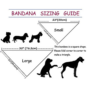 ARING PET Easter Dog Bandana-Cute Easter Eggs Dog Bandana, Cotton Rabbit Dogs Scarf Triangle Bibs for Small to Large Boy Girl Dogs and Cats