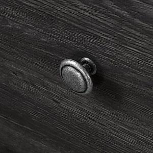 South Shore Zach 1-Drawer Nightstand-Gray Oak