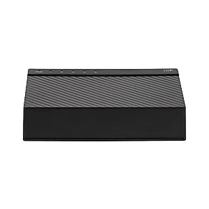 Monoprice 5-Port 10/100Mbps Fast Ethernet Unmanaged Network Switch | Compact Size, Plug and Play, Auto Negotiation and Auto MDI/MDIX, Wall Mount,Black