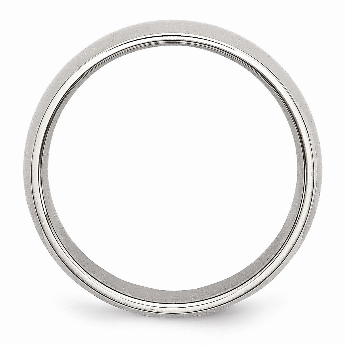 BillyTheTree Jewelry Stainless Steel 6mm Polished Band Ring| Ring Size| 11