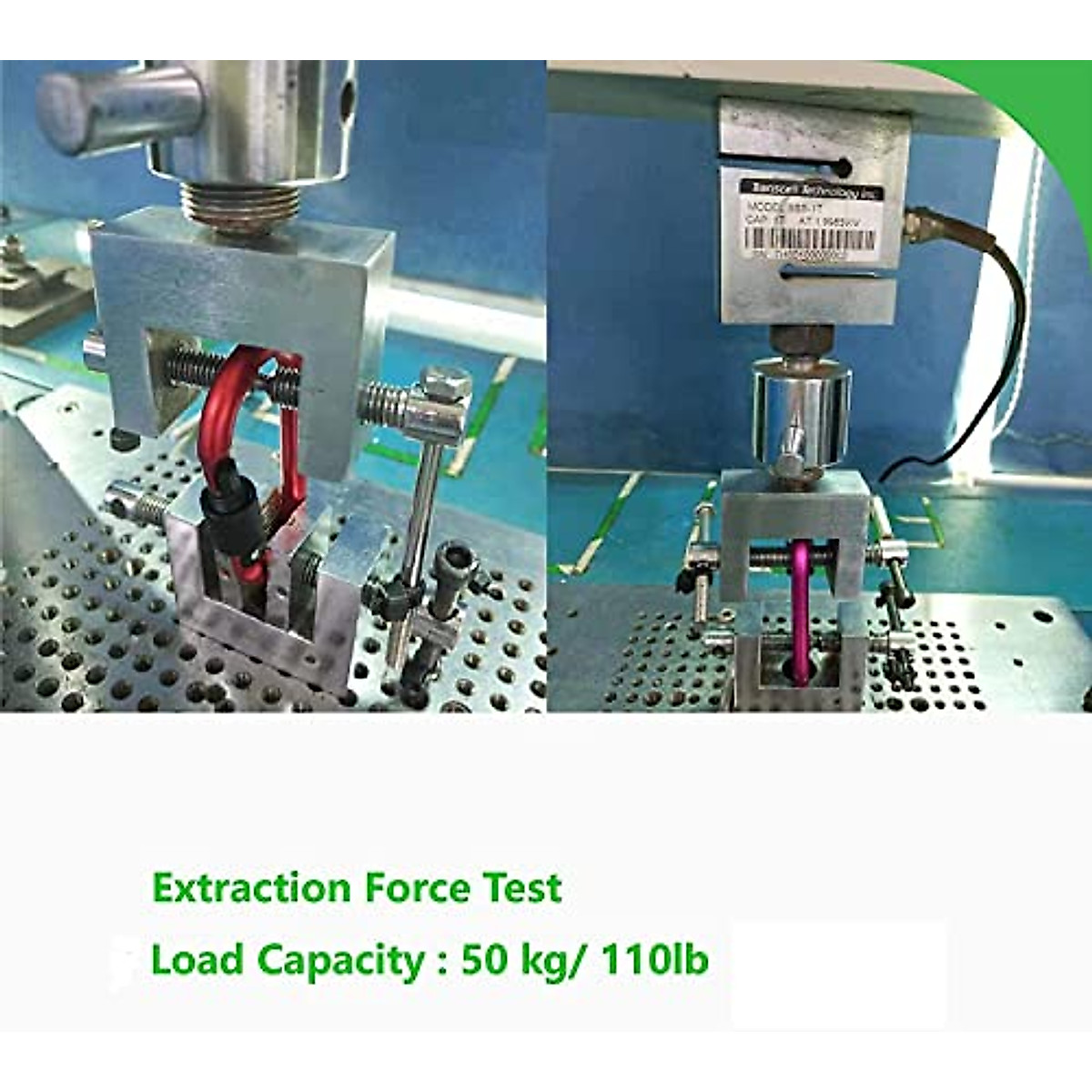 Carago Carabiner Clips with Screw Gate, 10 Pack Carabiners Hiking Clips with 7.5mm Diameter Aluminum Rod (10 Colors)