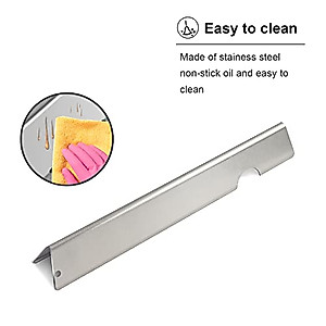 Zemibi Grill Flavorizer Bars Replacement for Weber 66030, 66033, Weber Genesis II LX 400 Series ...