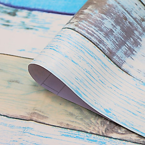 Namzi Colorful Wood Grain Furniture Paper Decorative Shelf Contact Paper for Drawers, 17.7 Inch by 9.8 Feet Adhesive Shelf Liner, Shelf Paper, Cabinet Liner, Drawer Liners for Dresser, Cupboard Liner