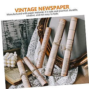 Homoyoyo Vintage Old Newspaper Scrapbooking Newspaper Adult Artistic Photography Newspaper Decoration for Home Decorative Newspaper Photo Newspaper Retro Newspapers Decorations Aldult Child
