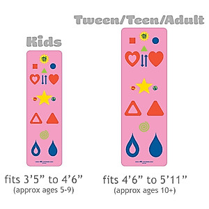 Chi Phresh Yoga Mat & Game (Pink, Kids)