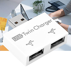 USB Hub, Firm Plug and Play Hub for Travel for Laptop for Home for Computer(White, 12)