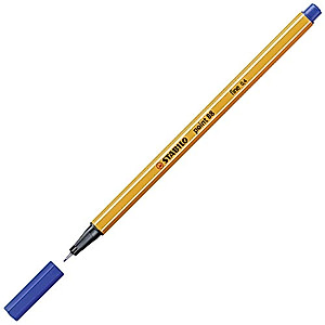 STABILO Point 88 FINELINER Pigment Liner 88/41 (Pack of 3) - Blue