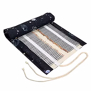Lbxgap 168 Slot Pencil Roll Wrap Up Pencil Pouches Holder，Travel Drawing Coloring Pencil Roll Organizer for Prismacolor Premier Colored Pencils