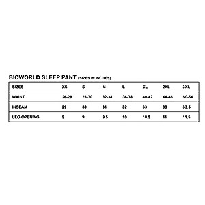 She-Hulk Disney+ Jennifer Walters Power Circle Men's Black Sleep Pajama Pants-XL