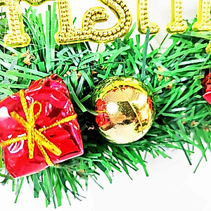 Parrot Mini Drones Refurbished Christmas Door Merry Party Wall Decoration Bell Small Garland Wreath Baby Bed Bell Rattle 4 Pro Plus Drone (Green, One Size)